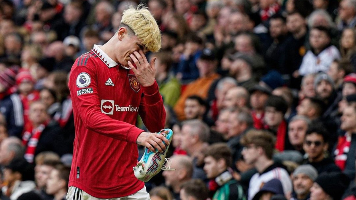 El dolor de Alejandro Garnacho: lesión grave y sentido mensaje ...