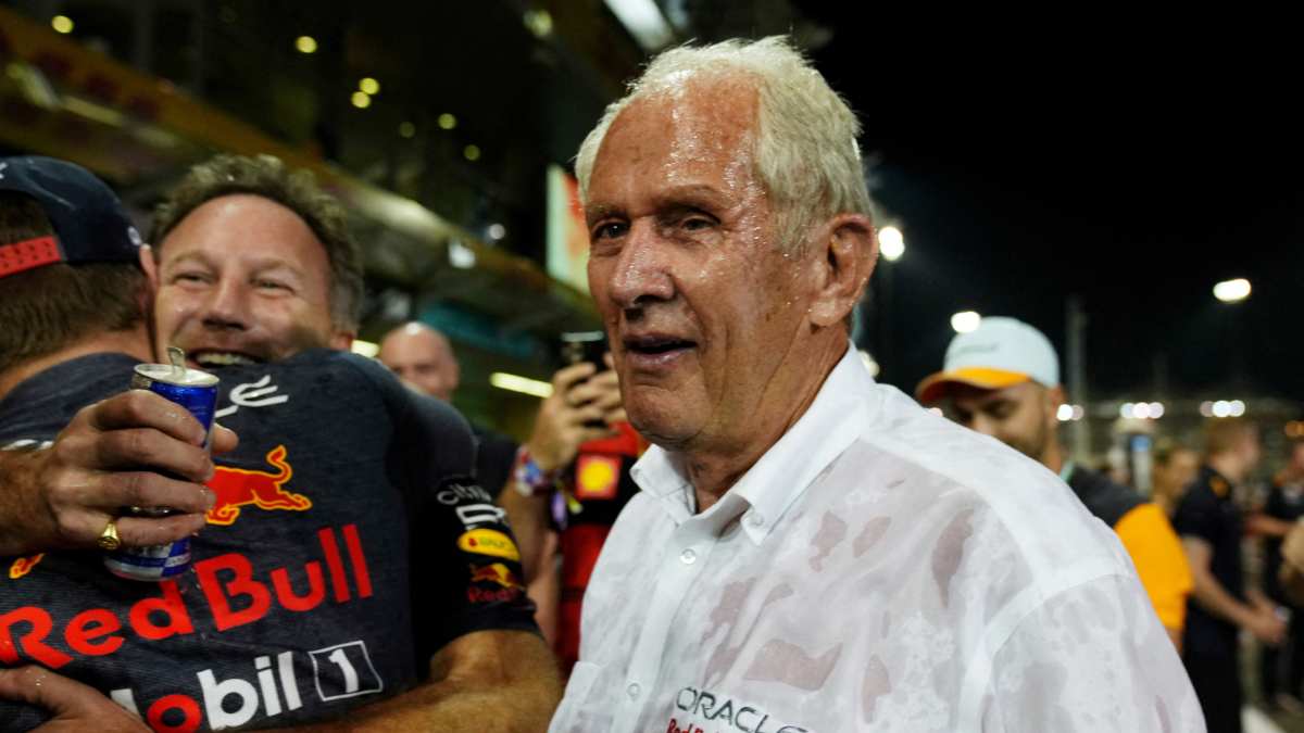 Helmut Marko y su sarcasmo sobre el tercer lugar de Alonso: "Hay tres Red Bull en el podio ...