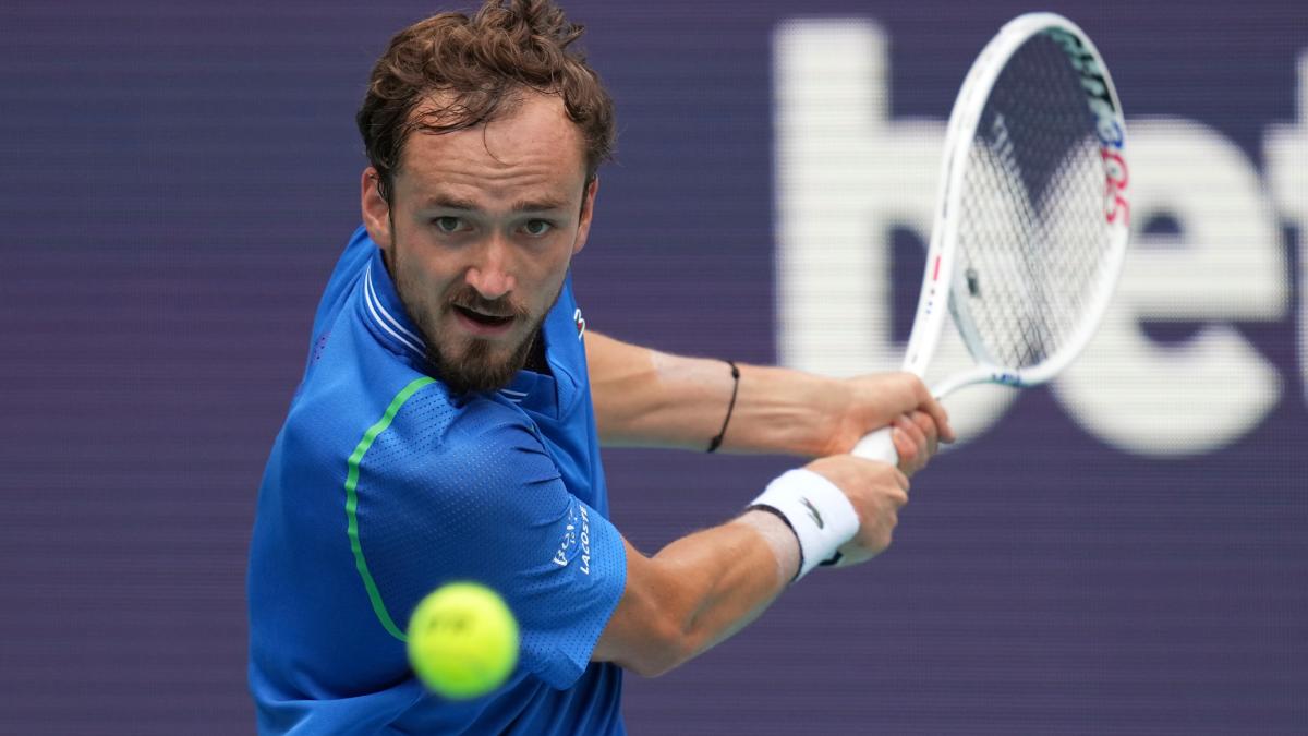 Medvedev se mete a la final del Masters de Miami tras vencer a su ...