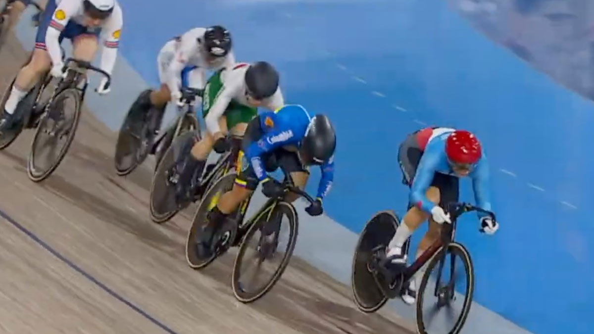 La colombiana Martha Bayona gana plata en la final individual de keirin femenil; Daniela Gaxiola ...