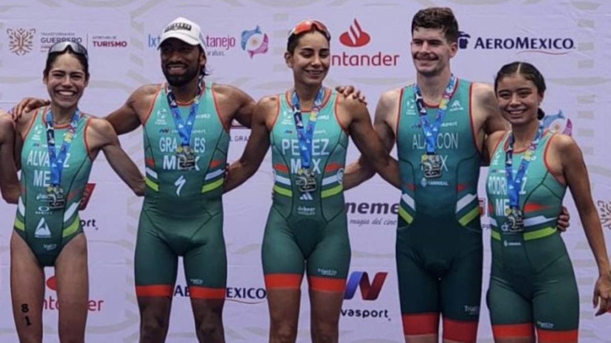 México gana cuatro oros y un bronce en la Copa Continental de Triatlón ...
