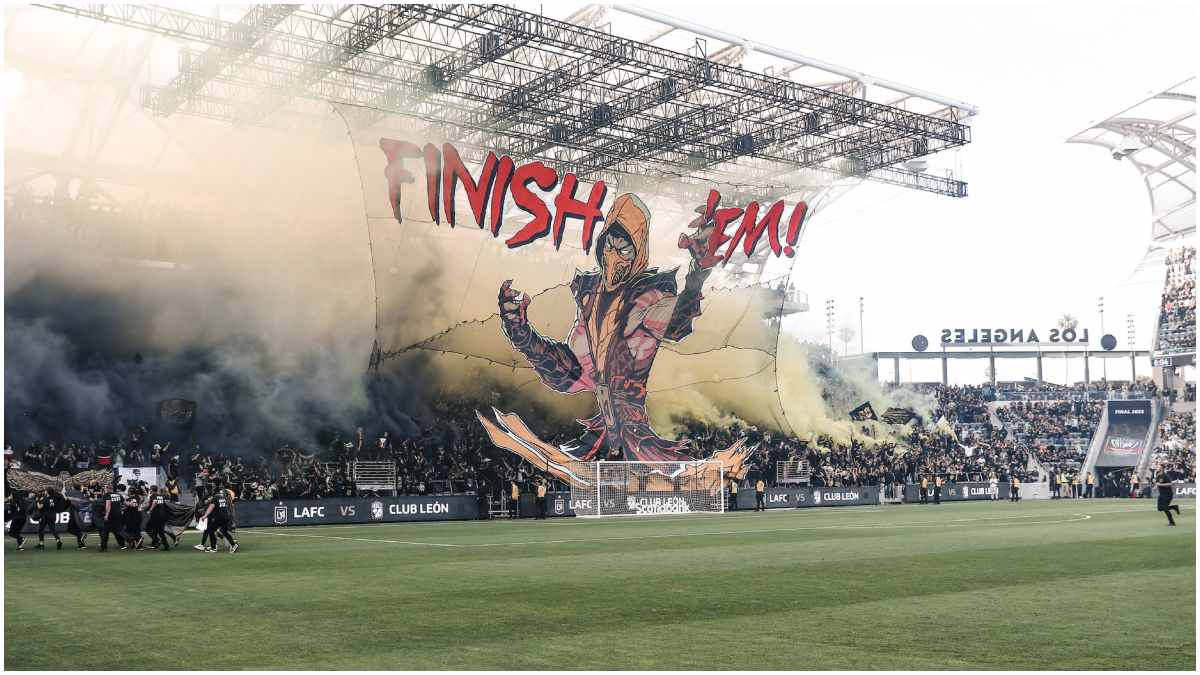 El tifo del LAFC 'a lo Mortal Kombat' para la final de la ...