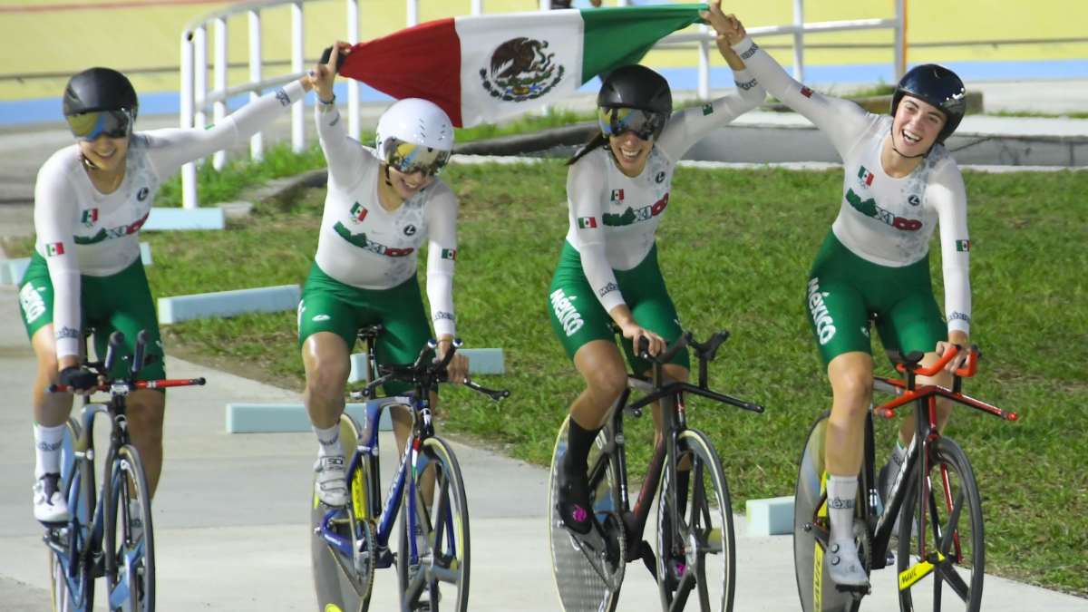 ¡Oro para México! El equipo femenil gana la final de persecución en ciclismo de pista - ClaroSports