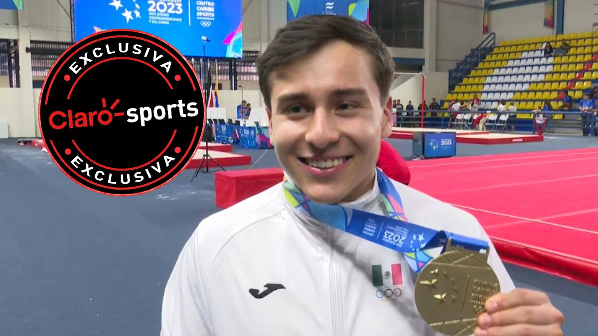 Josué Juárez asegura que la unión llevó al oro al equipo de gimnasia artística varonil - ClaroSports