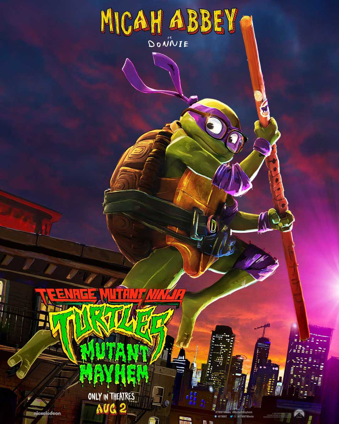 Paramount revela nuevos posters de la próxima película animada de las Tortugas Ninja (galería ...