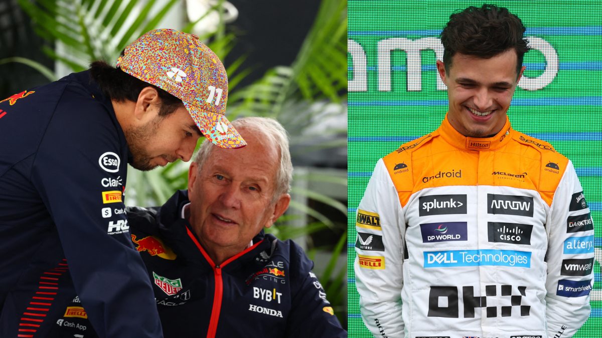 Helmut Marko elogia a Lando Norris pero reitera su apoyo a Checo Pérez - ClaroSports