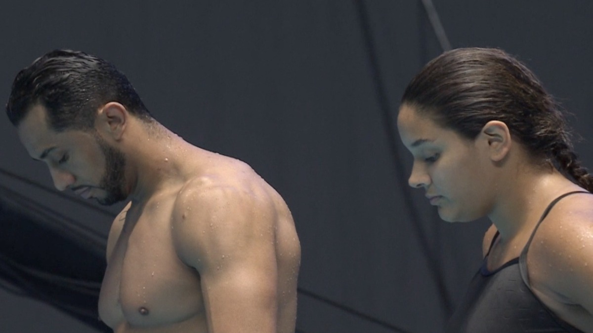 Jahir Ocampo y Aranza Vázquez culminan en el sexto lugar del trampolín sincronizado del Mundial ...