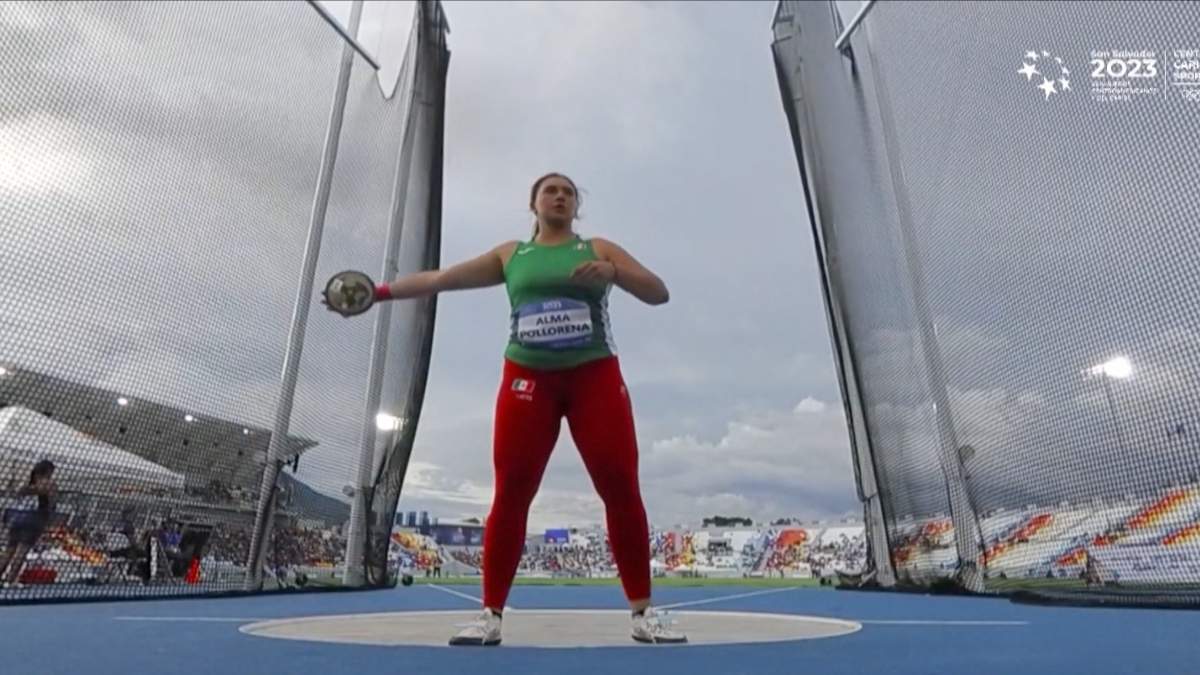 Alma Pollorena gana la medalla de plata en lanzamiento de disco ...