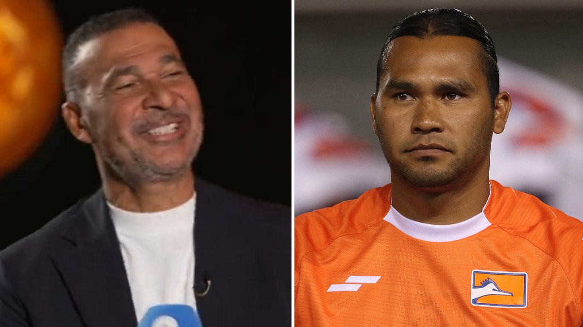 ¡El multiverso! Ruud Gullit conoce al 'Gullit' Peña y no puede ocultar ...