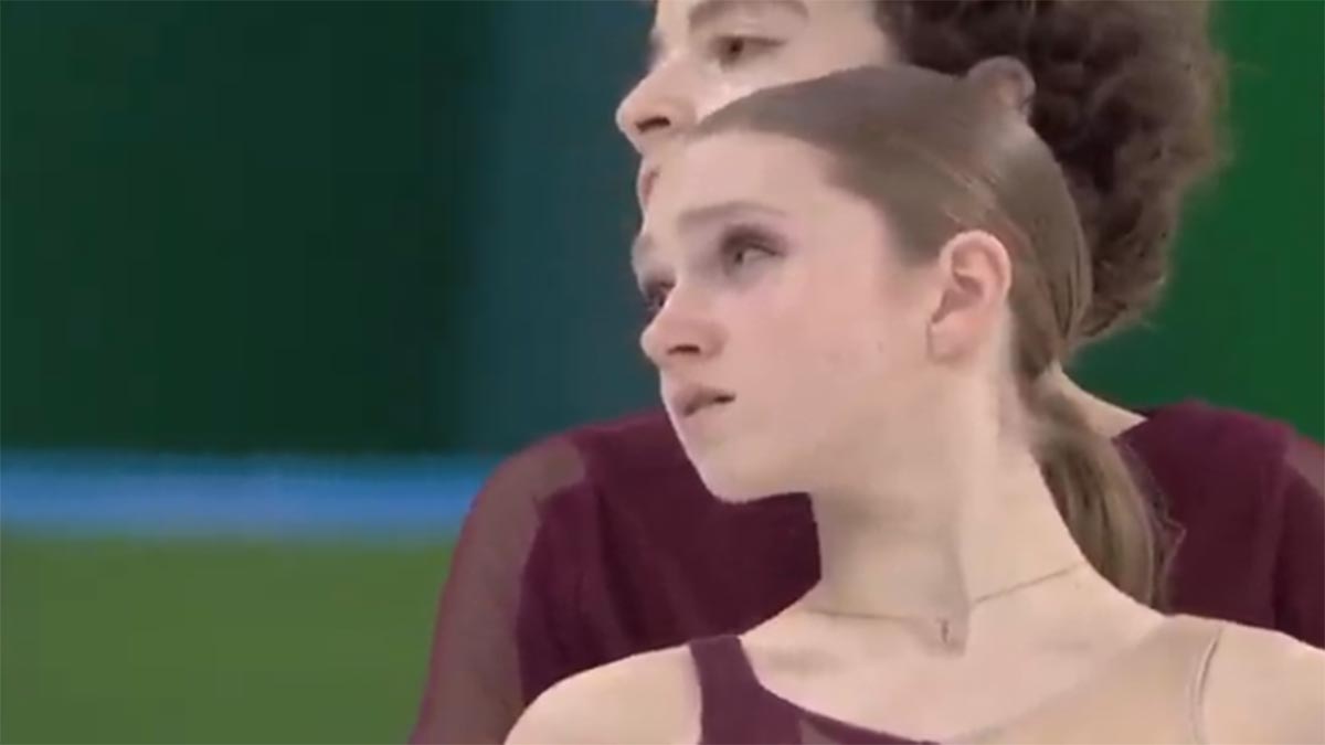 Olivia Ilin y Dylan Cain transmiten 'fuego' sobre el hielo y se hacen ...