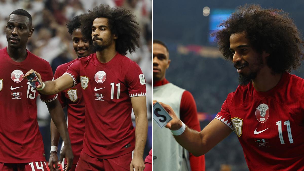 ¡Celebra con un truco de magia! Akram Afif y su festejo viral en la ...