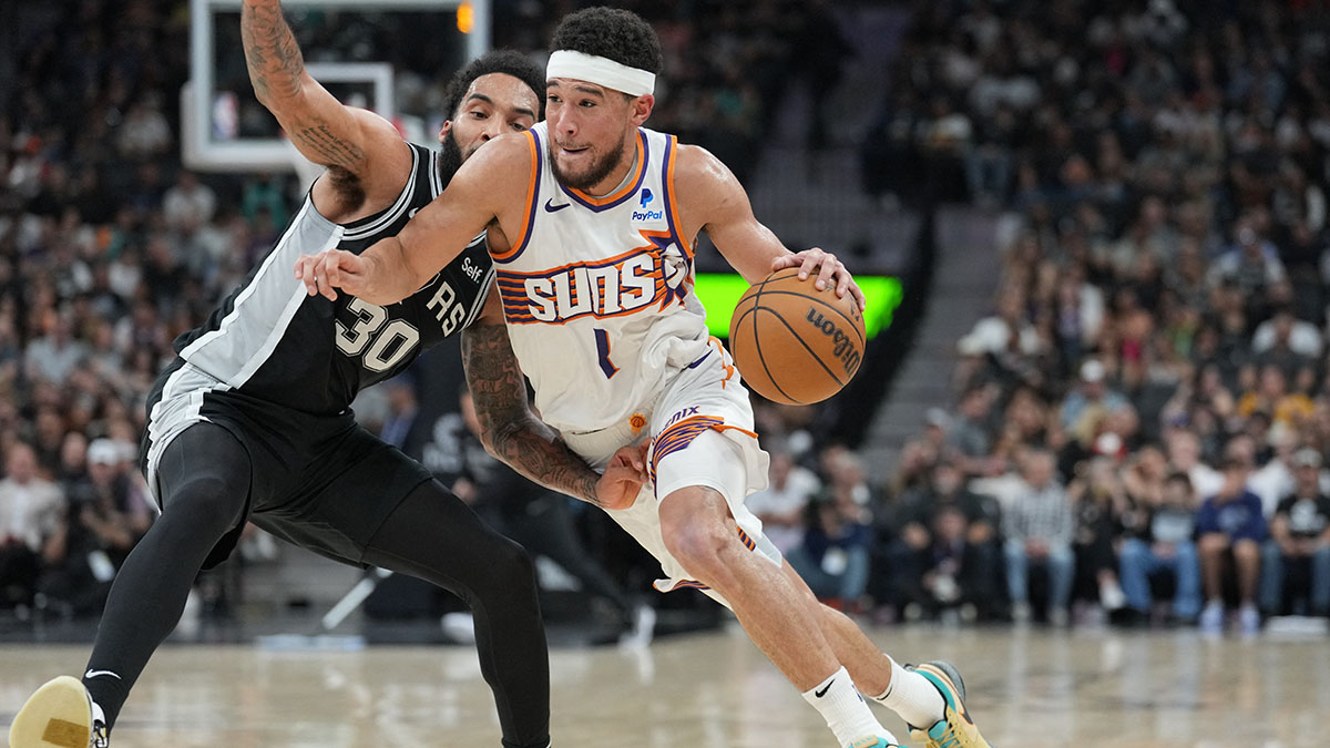 Devin Booker y los Suns le pasan por encima a Wemby y a los Spurs - ClaroSports
