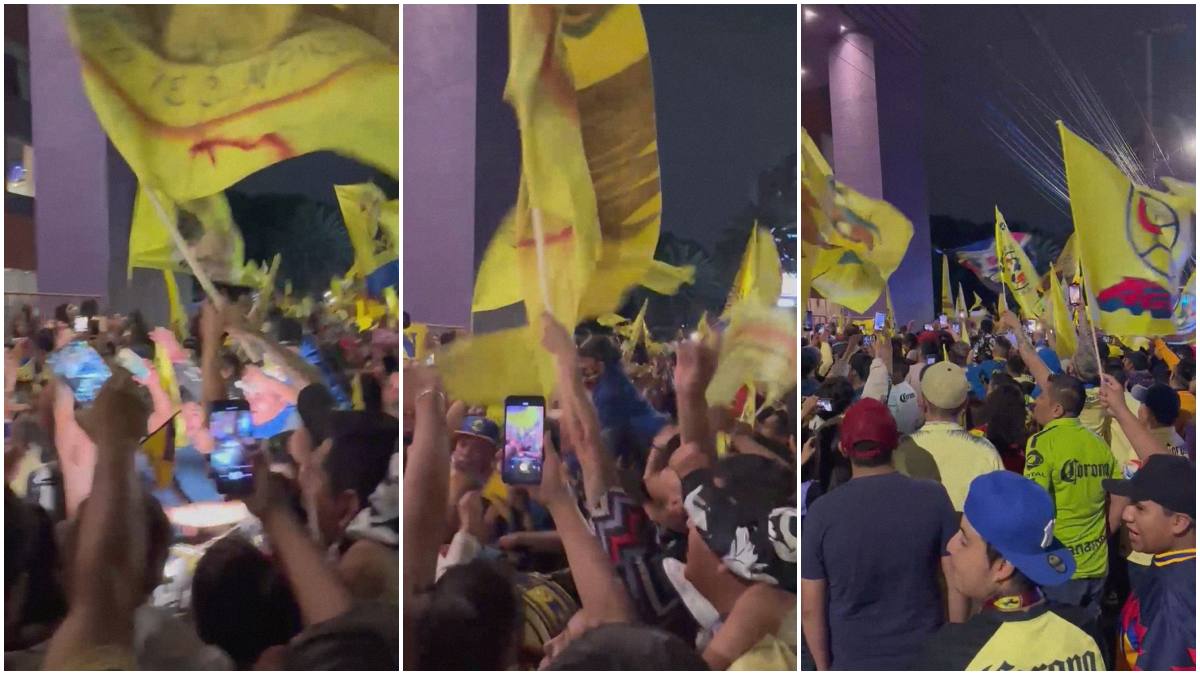 América recibe espectacular serenata de la afición previo a la gran ...