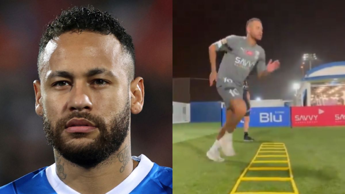 Neymar vuelve a entrenar tras siete meses lesionado - ClaroSports