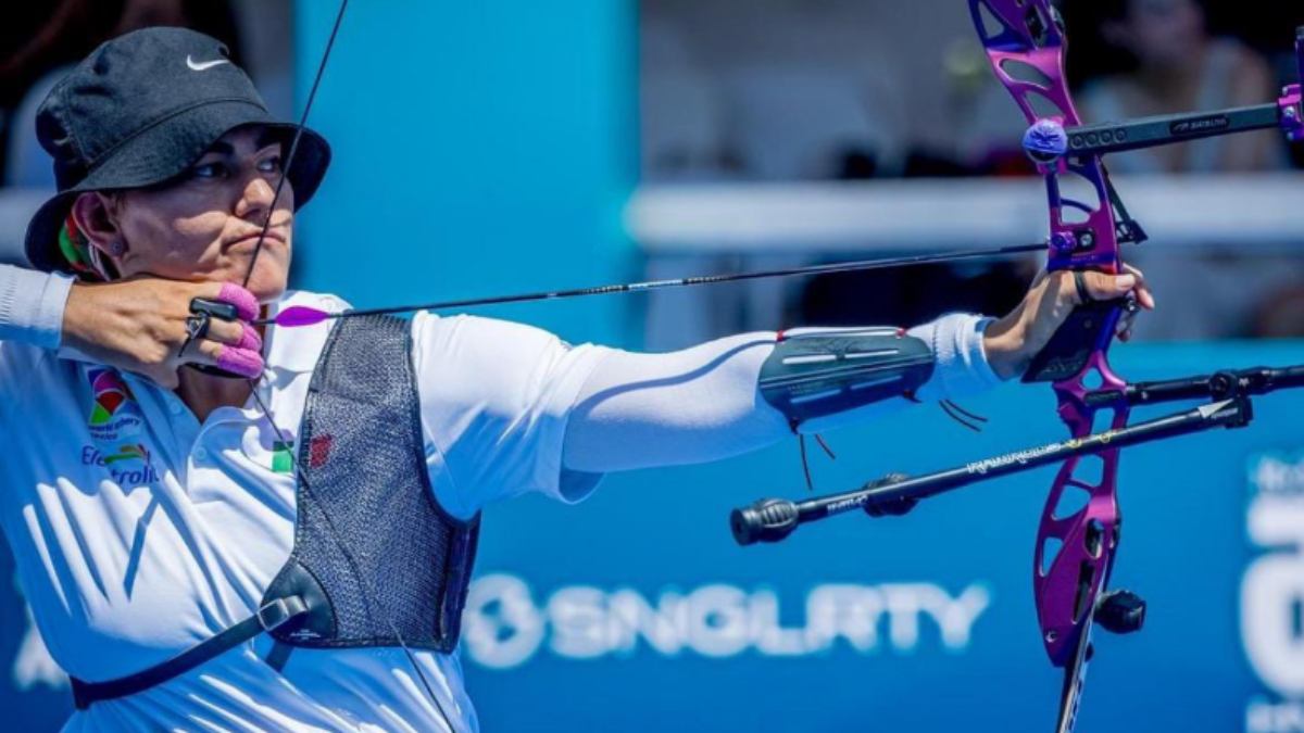 Alejandra Valencia se cuelga la medalla de bronce en la Copa del Mundo de Tiro con Arco de ...