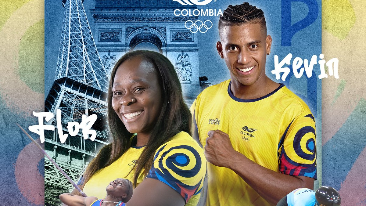 Oficial: Kevin Quintero y Flor Denis Ruiz serán los abanderados de Colombia en Paris 2024