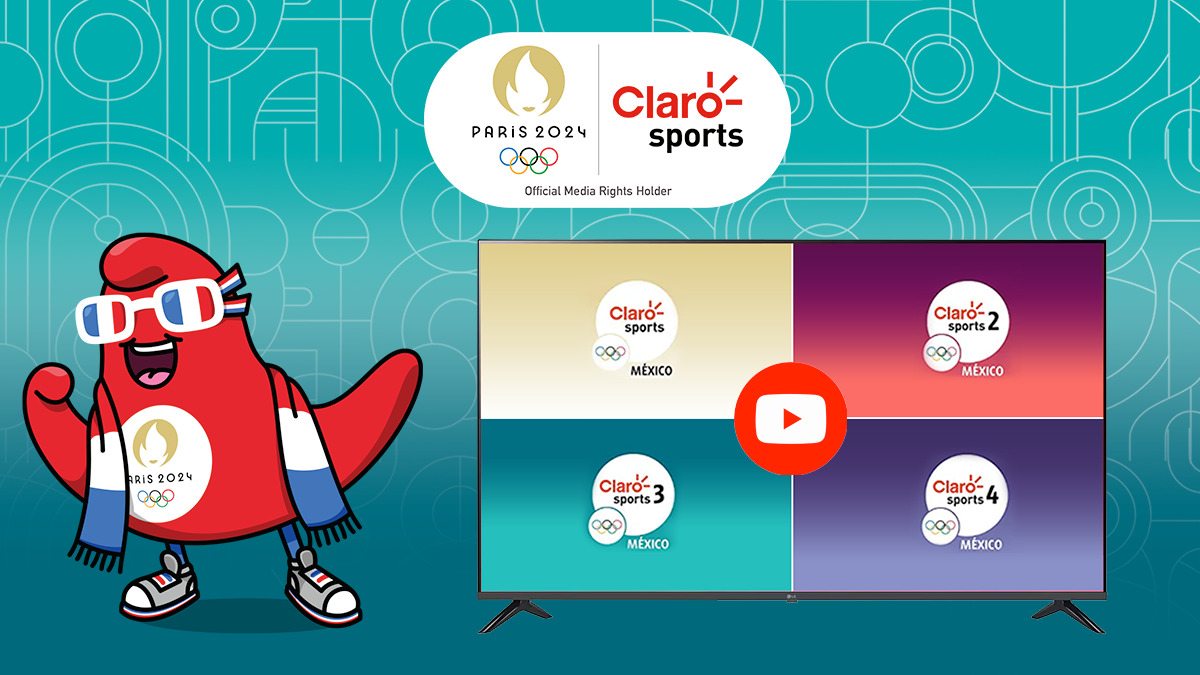 ¡Cuatro señales simultáneas en una sola pantalla! Claro Sports y YouTube te presentan el ...