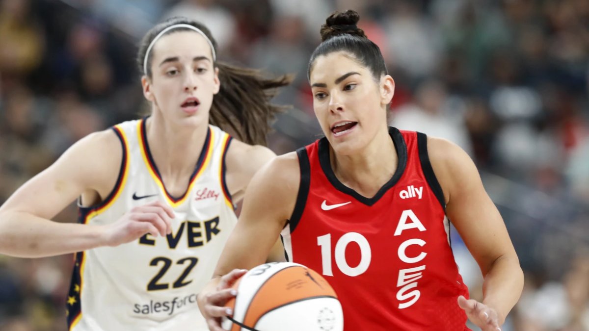 Kelsey Plum le da un master class a Caitlin Clark y las Aces superan al ...