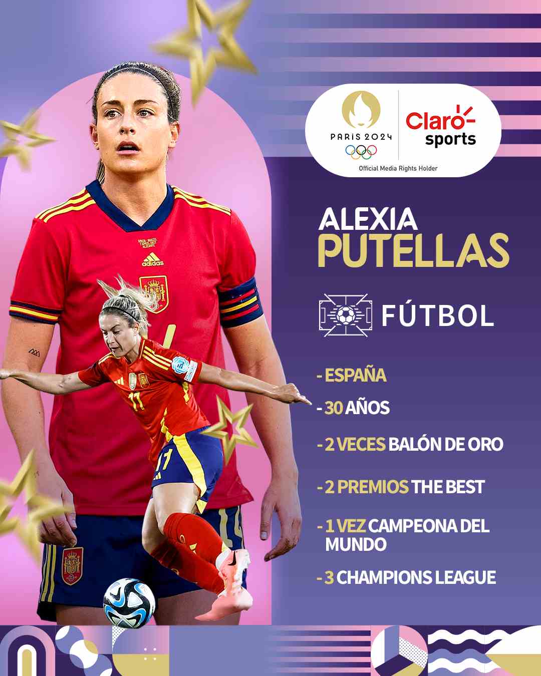 Alexia Putellas, la ídola que sueña con darle a España su primera medalla olímpica en el fútbol ...