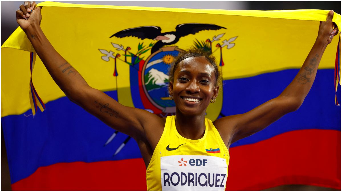 Kiara Rodríguez estalla de emoción al darle el primer oro a Ecuador en ...