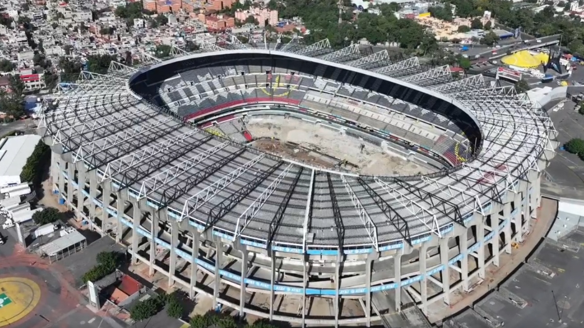 Mundial 2026: Así va la remodelación del Estadio Azteca rumbo a su ...