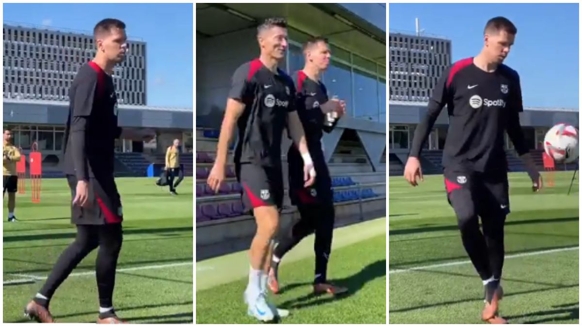 Wojciech Szczesny ya entrena con el primer equipo del Barcelona ...