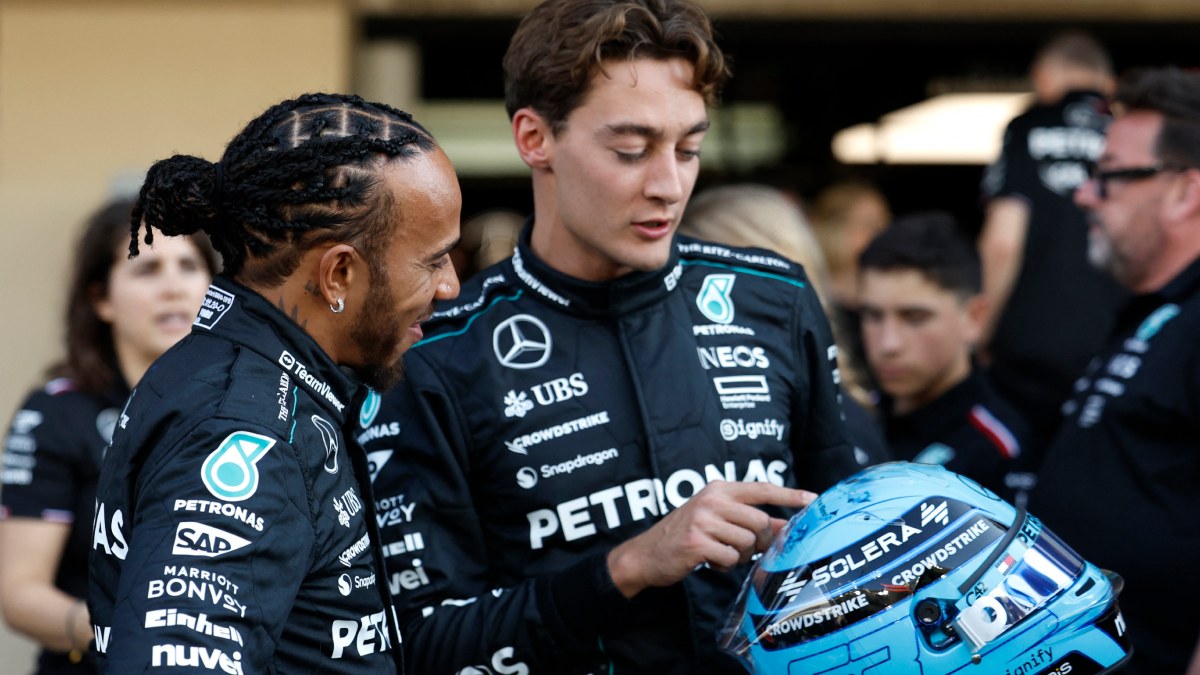 Russell rinde homenaje a Hamilton con un casco especial y le dedica emotivo mensaje en su ...