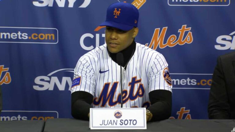 Las primeras palabras de Juan Soto tras ser presentado con los Mets