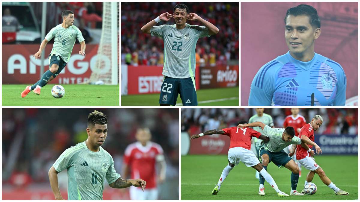 Los aprobados y reprobados en la victoria de México sobre el Inter de Porto Alegre - ClaroSports
