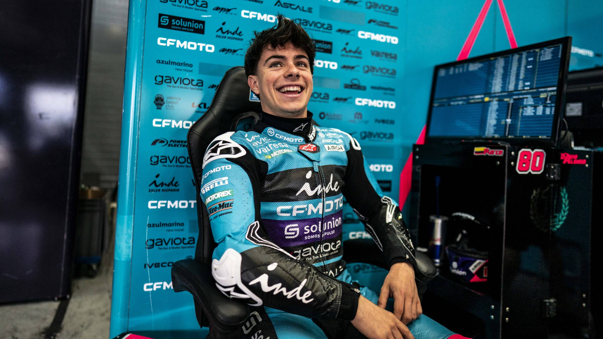 David Alonso, mesurado para su debut en Moto 2: "Me lo voy a tomar como ...