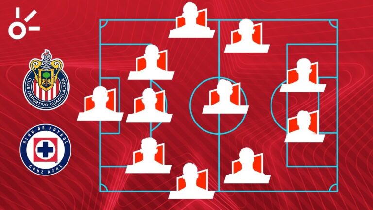Alineaciones Chivas vs Cruz Azul, jornada 13: ¿Cómo salen al partido de Liga MX 2025? - ClaroSports