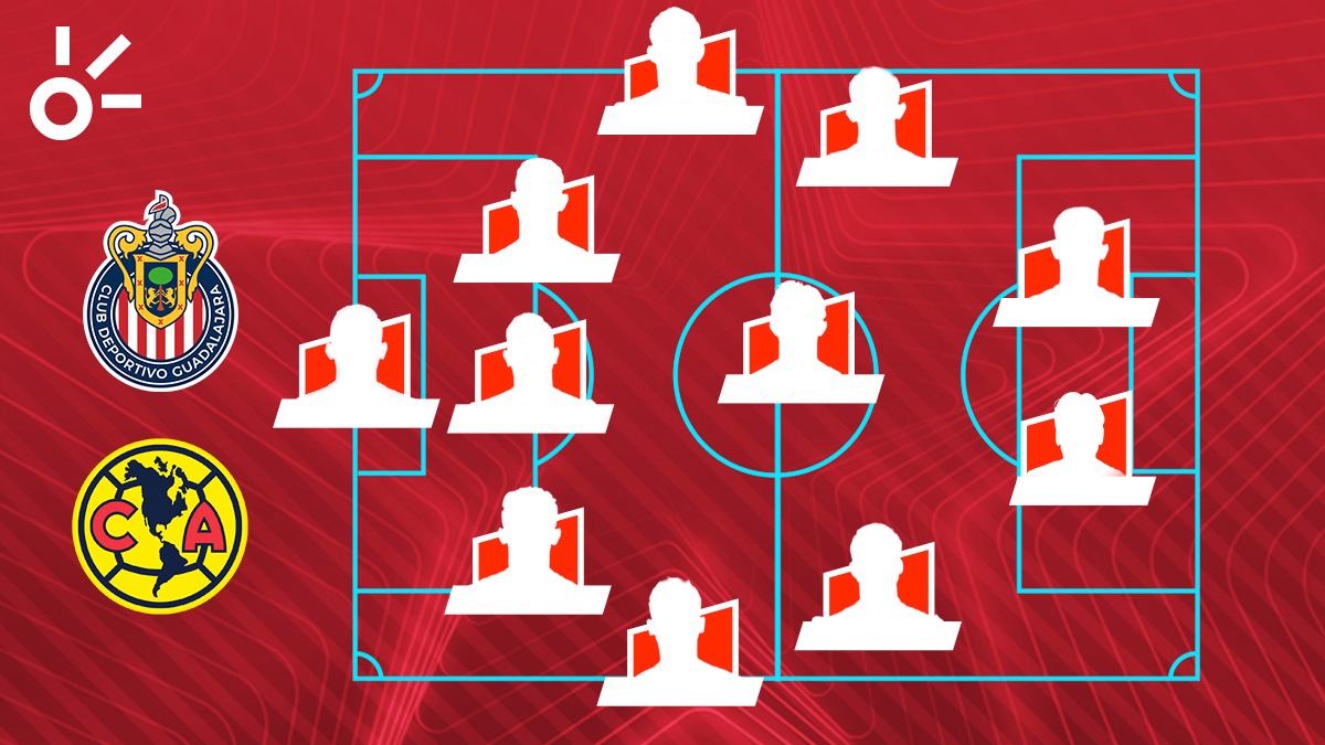 ¿Sorpresas en la alineación? Este sería el cuadro que mande Chivas en ...