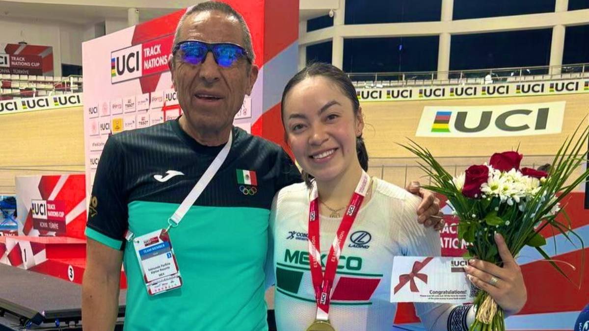 La mexicana, Yareli Acevedo, gana oro en la Copa de Naciones de Ciclismo de Pista en Turquía ...