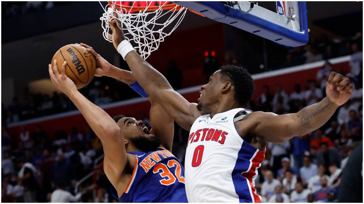 Knicks toma ventaja sobre los Pistons en la primera ronda de los Playoffs de la NBA - ClaroSports