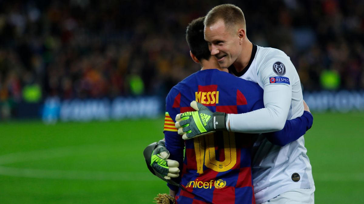 Ter Stegen revela la distante relación que tenía con Messi en el ...