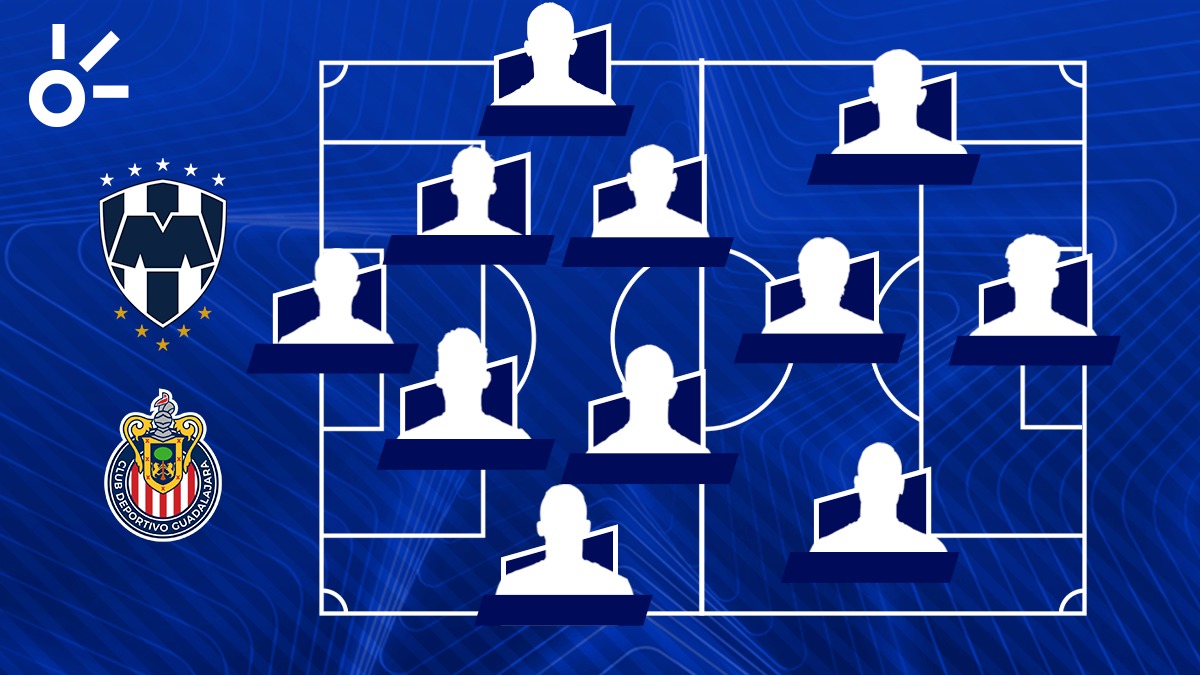 Alineaciones Monterrey vs Chivas, Jornada 14: ¿Cómo salen al partido de Liga MX 2025? - ClaroSports