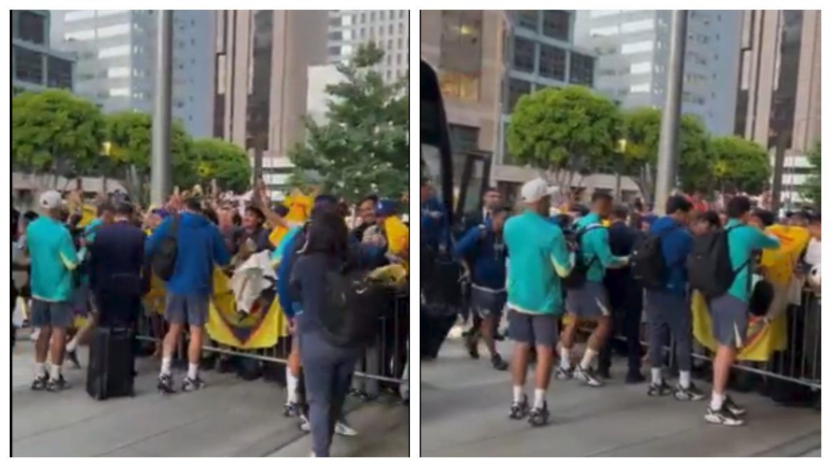 El América llega a Los Ángeles y tiene una cálida recepción de sus ...