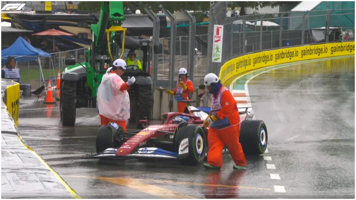 Leclerc tiene un aparatoso choque en la vuelta de formación y se pierde la Sprint Race de Miami ...